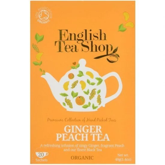English Tea Shop (ETS) termékek: Ets bio gyömbéres barack tea 20 filter ára