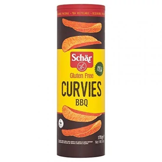 Schar termékek: Schar curvies chips bbq 170g ára